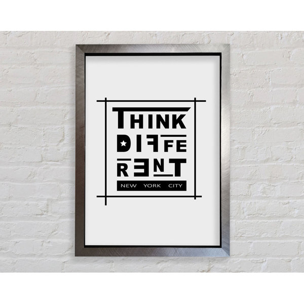 Bright Star Think Different - Print | Wayfair.co.uk